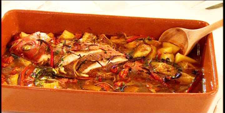 Poisson rôti à la portugaise - Glouton