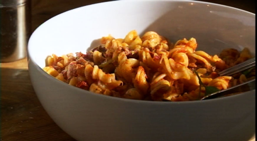 Ragoût d'agneau et pasta - Glouton